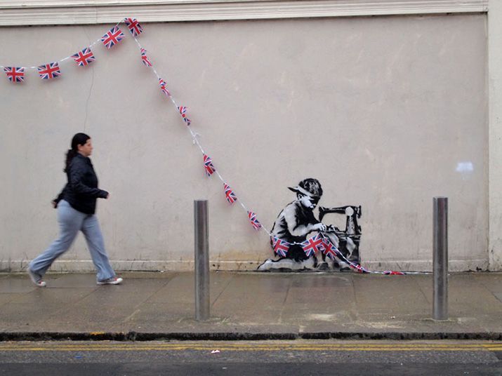 The Story Behind Banksy - Pigs Fly Newspaper
