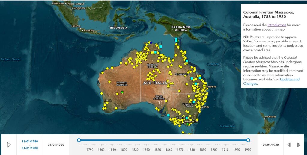 Evidence of 250 massacres of Indigenous Australians mapped - Pigs Fly ...